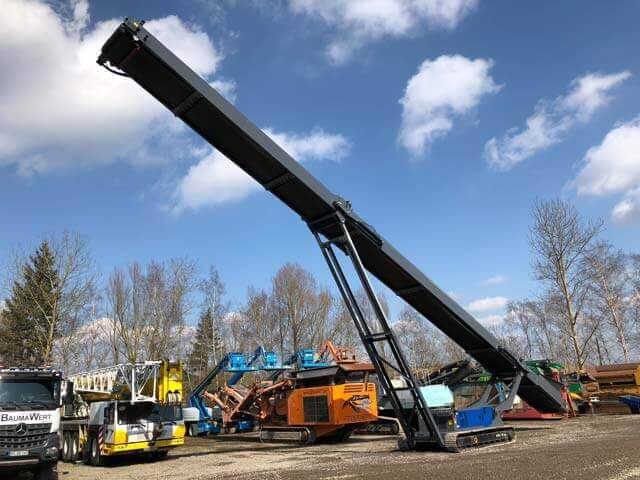 Raupenmobiles Schwerlast-Haldenband TS4080 – Baumawert GmbH